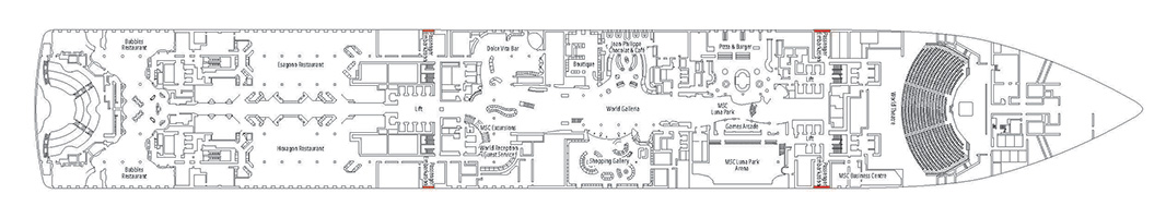 MSC World America : Tariffe e Offerte 2023 a bordo del MSC World ...